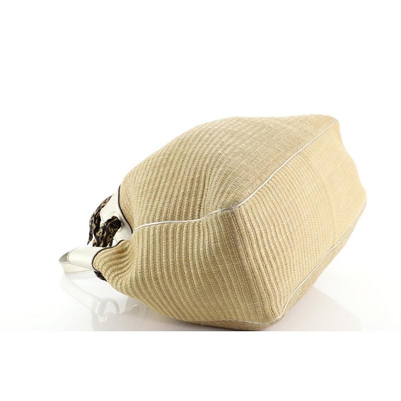 Gucci Positano Tote Raffia with Leather Large at 1stDibs