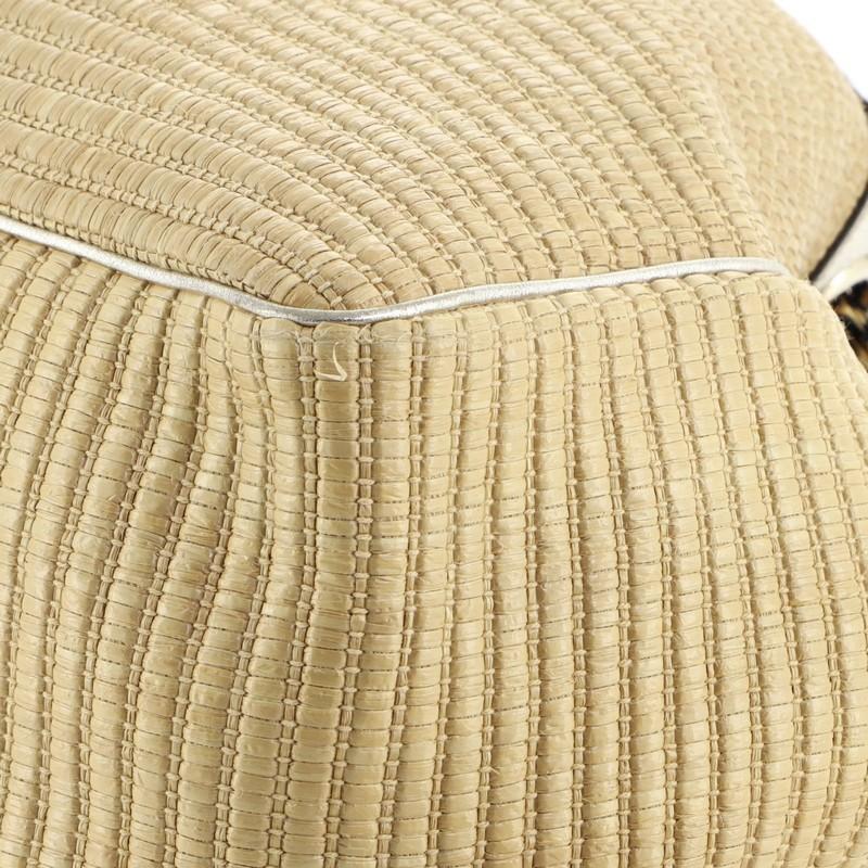 Gucci Positano Tote Raffia with Leather Large at 1stDibs