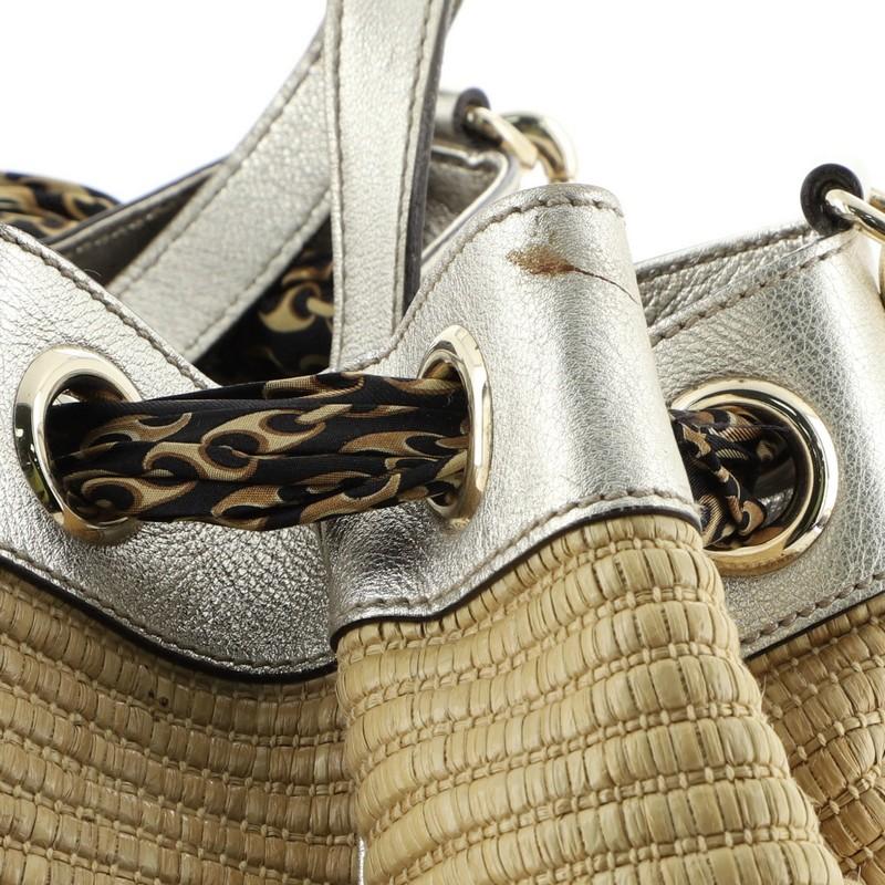 Gucci Positano Tote Raffia with Leather Large at 1stDibs