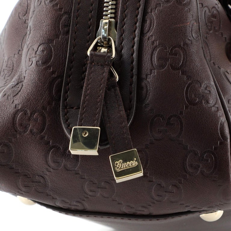 Gucci Princy Boston Bag Guccissima Leather Small For Sale at 1stDibs