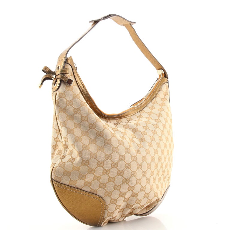 Gucci Princy Hobo GG Canvas Large at 1stDibs