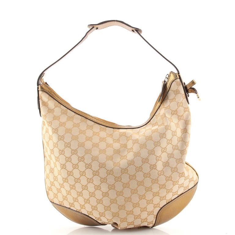 Gucci Princy Hobo GG Canvas Large at 1stDibs