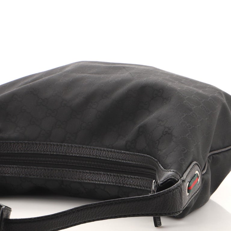 Gucci Princy Hobo (Outlet) GG Nylon Large For Sale at 1stDibs
