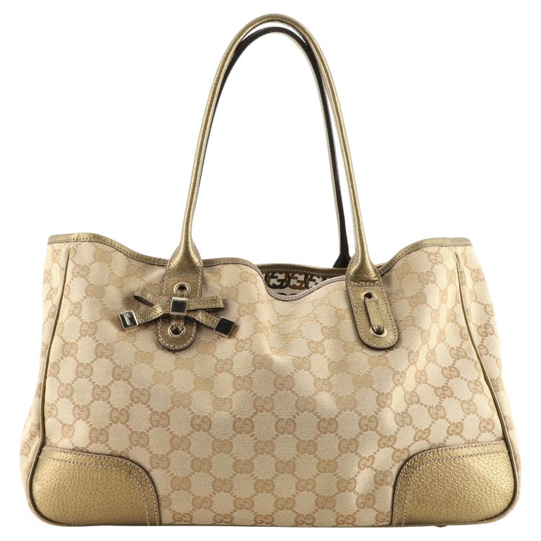 Gucci Princy Tote GG Canvas Medium at 1stDibs