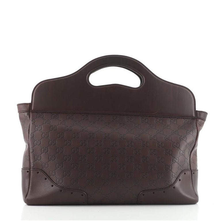Gucci Punch Top Handle Tote Guccissima Leather Medium at 1stDibs