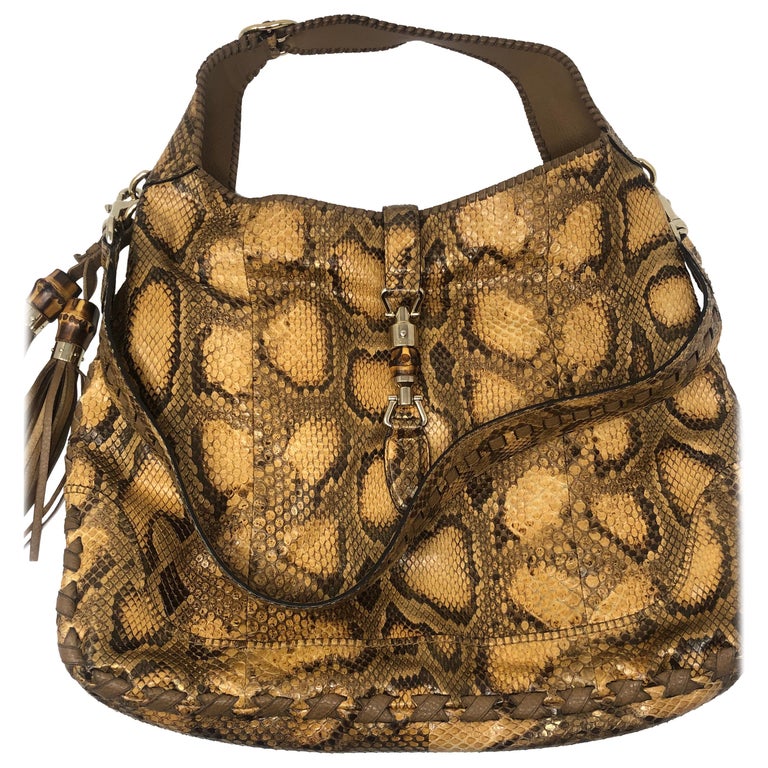 Gucci Python Hobo Bag at 1stDibs | gucci python bag