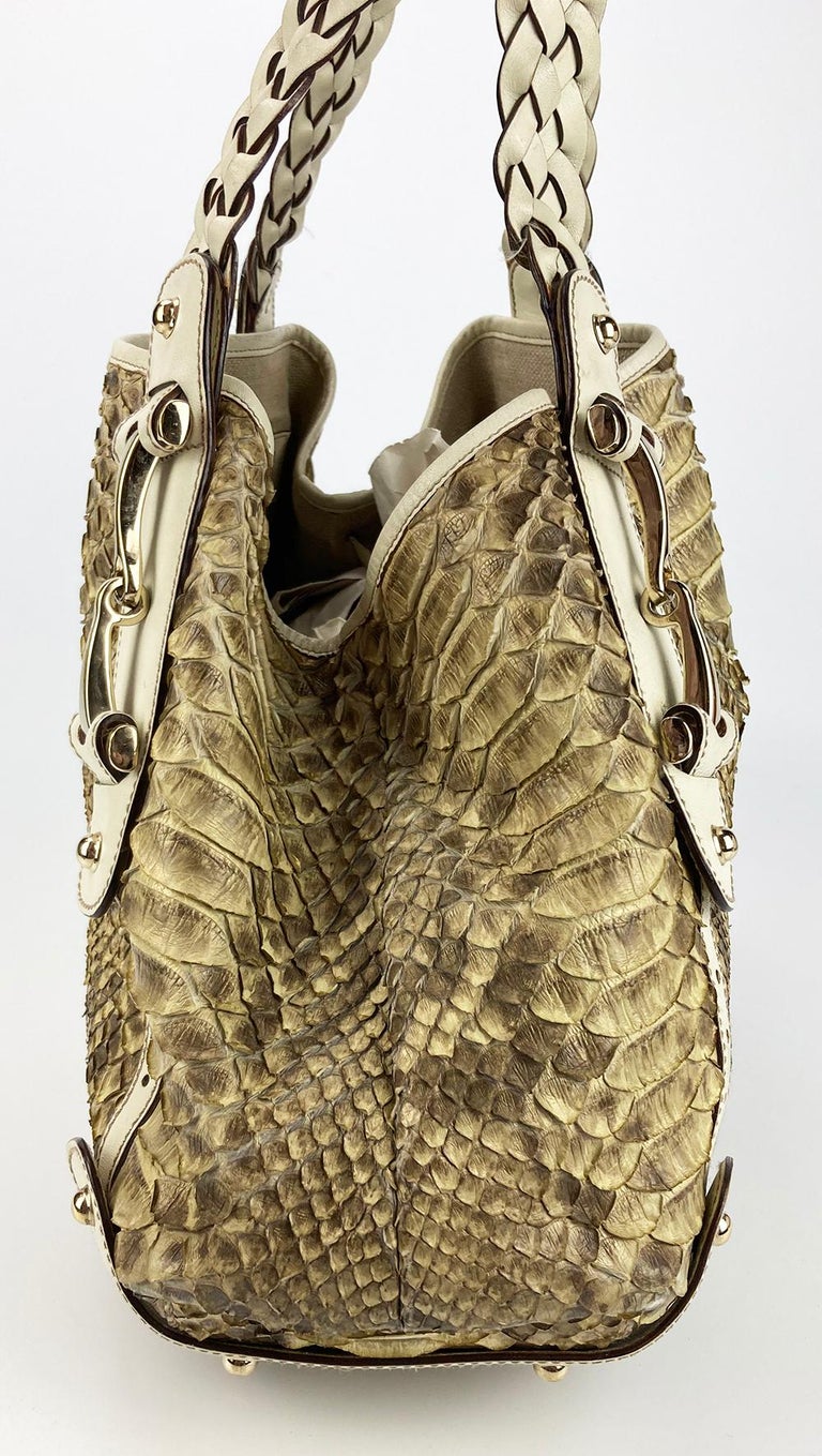 Gucci Python Pelham Shoulder Bag For Sale at 1stDibs