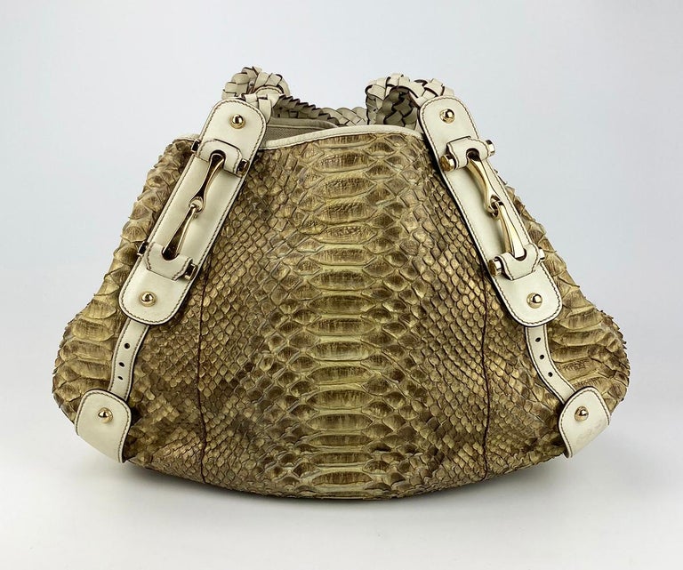 Gucci Python Pelham Shoulder Bag For Sale at 1stDibs