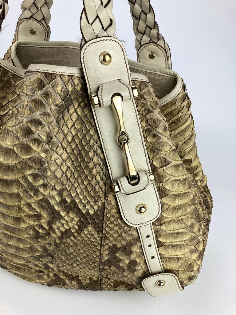 Gucci Python Pelham Shoulder Bag For Sale at 1stDibs