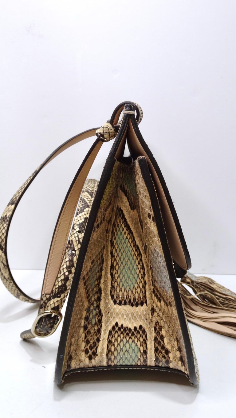 Gucci Python Tassel Crossbody Bag For Sale at 1stDibs