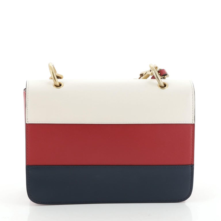 Gucci Queen Margaret Flap Bag Colorblock Leather Medium At 1stdibs