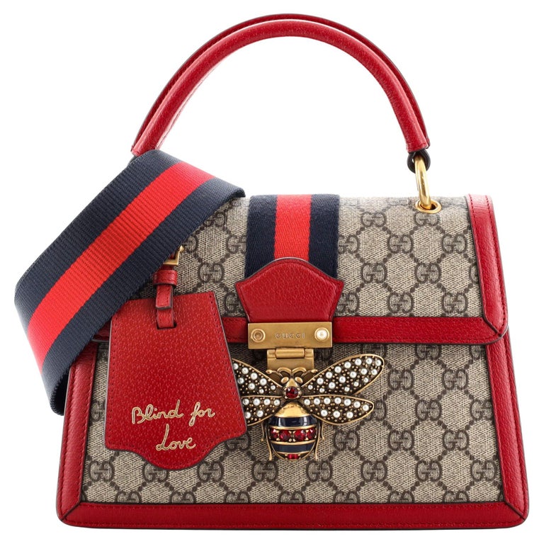 Gucci Queen Margaret Top Handle Bag GG Coated Canvas Small at 1stDibs