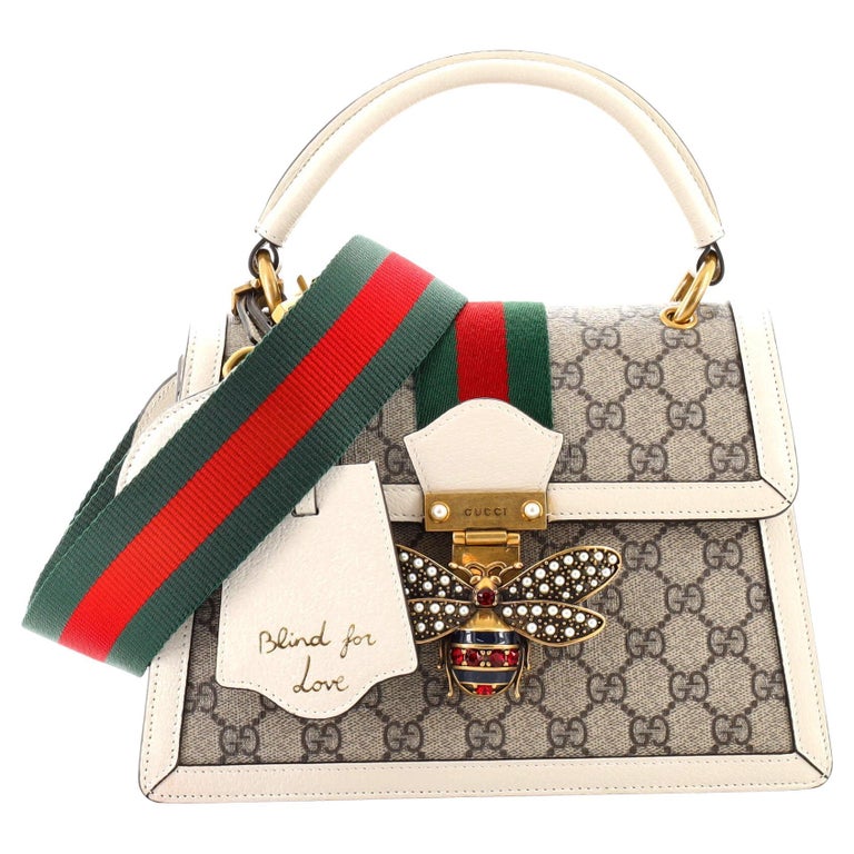 Gucci Queen Margaret Top Handle Bag GG Coated Canvas Small at 1stDibs