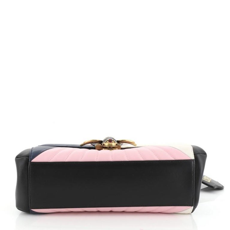 Gucci Queen Margaret Top Handle Bag Multicolor Quilted Leather Medium ...