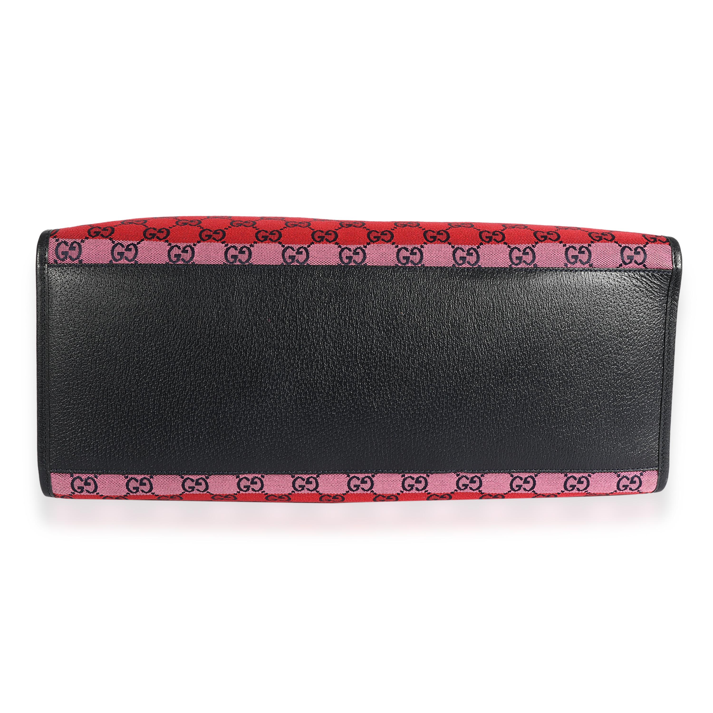 Gucci Rainbow GG Canvas Large Tote For Sale at 1stDibs | gucci rainbow ...