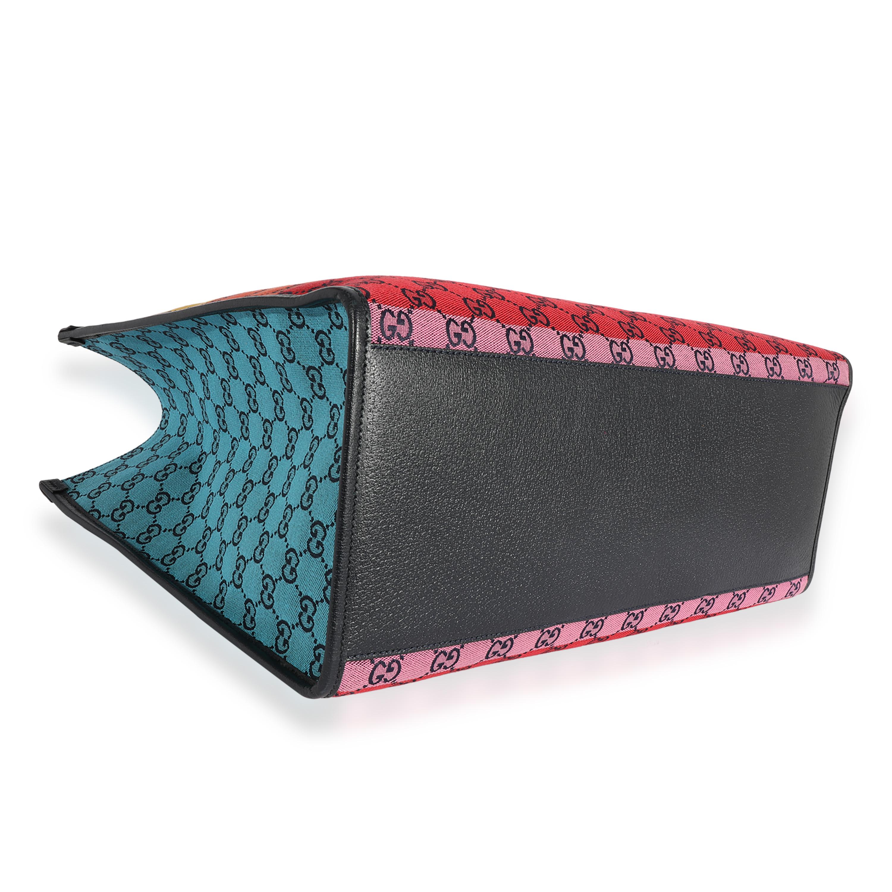 Gucci Rainbow GG Canvas Large Tote For Sale at 1stDibs | gucci rainbow ...