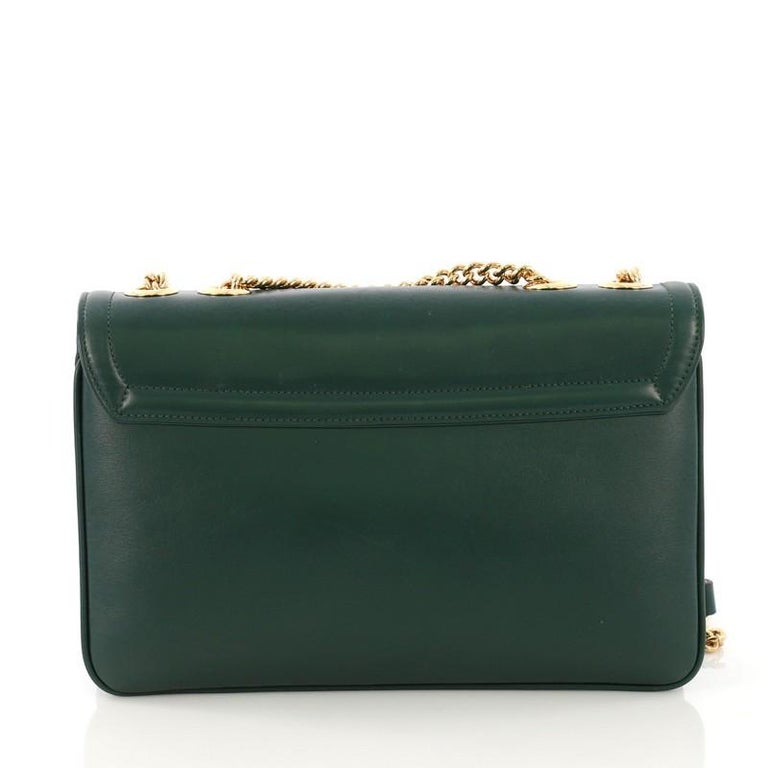 Gucci Rajah Chain Shoulder Bag Leather Medium at 1stDibs