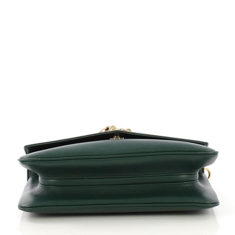 Gucci Rajah Chain Shoulder Bag Leather Medium at 1stDibs