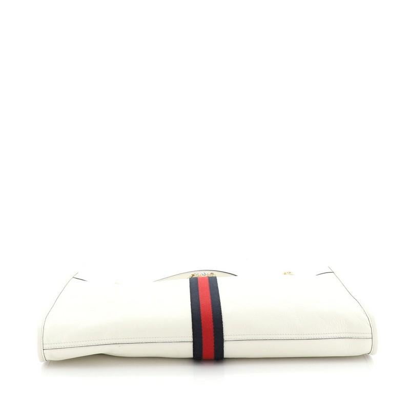 Gucci Rajah Chain Tote Leather Large at 1stDibs | gucci rajah tote ...