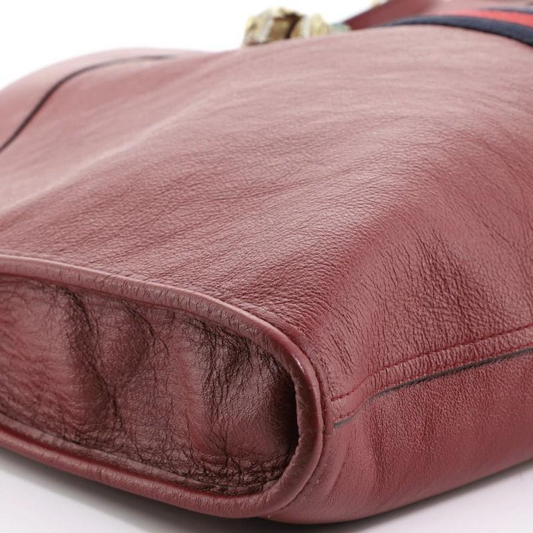 Gucci Rajah Chain Tote Leather Large at 1stDibs