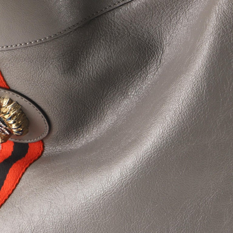Gucci Rajah Chain Tote Leather Large at 1stDibs