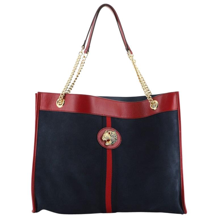 Gucci Rajah Chain Tote Suede Large at 1stDibs | gucci rajah tote suede