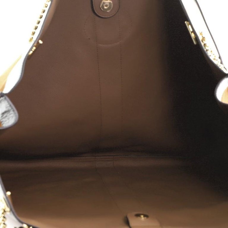 Gucci Rajah Chain Tote Suede XL at 1stDibs