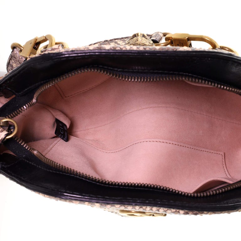 Gucci RE(BELLE) Shoulder Bag Python Small For Sale at 1stDibs