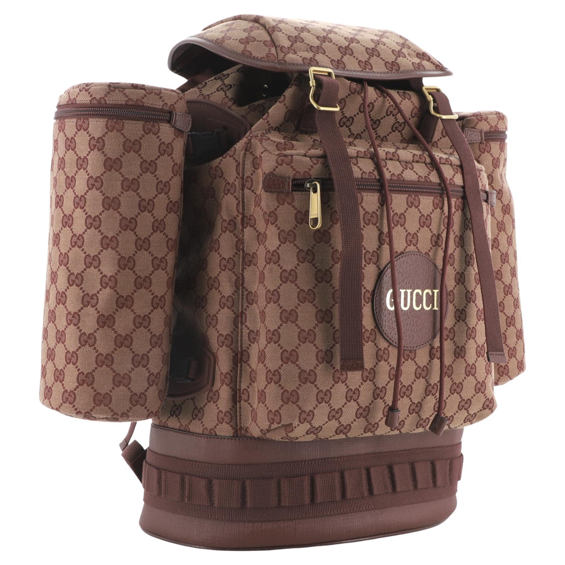 Gucci Supreme Convertible Rucksack/ Aktentasche GG aus beschichtetem ...