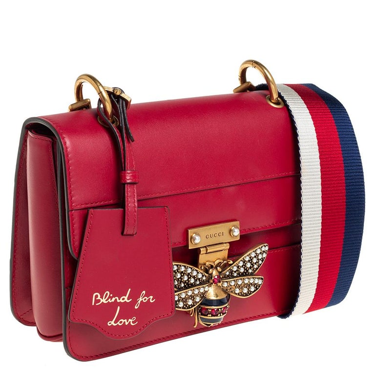 Gucci Red Leather Queen Margaret Shoulder Bag at 1stDibs | queen ...