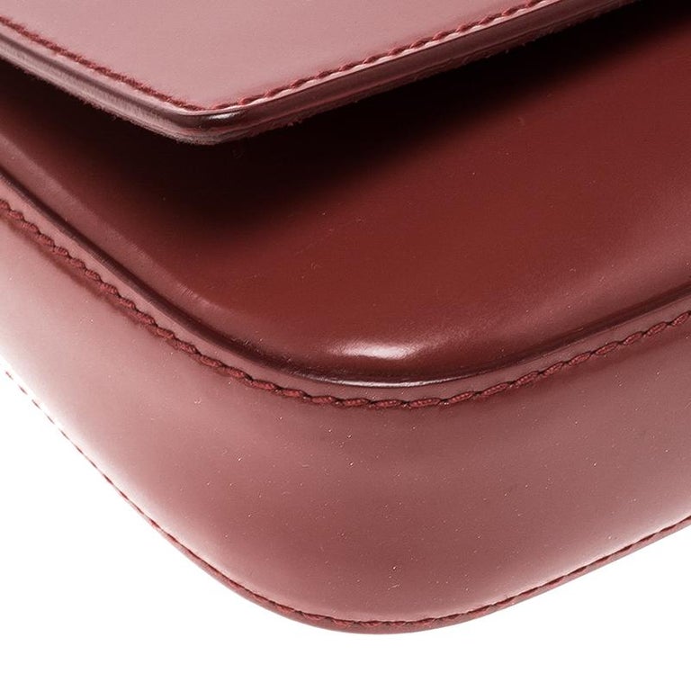 Gucci Red Leather Shoulder Bag at 1stDibs