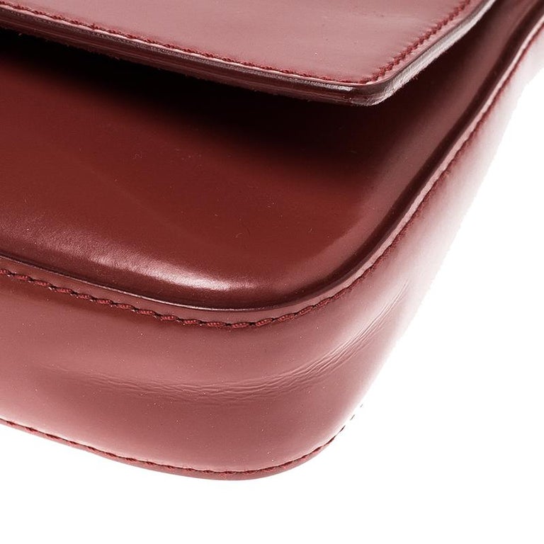 Gucci Red Leather Shoulder Bag at 1stDibs