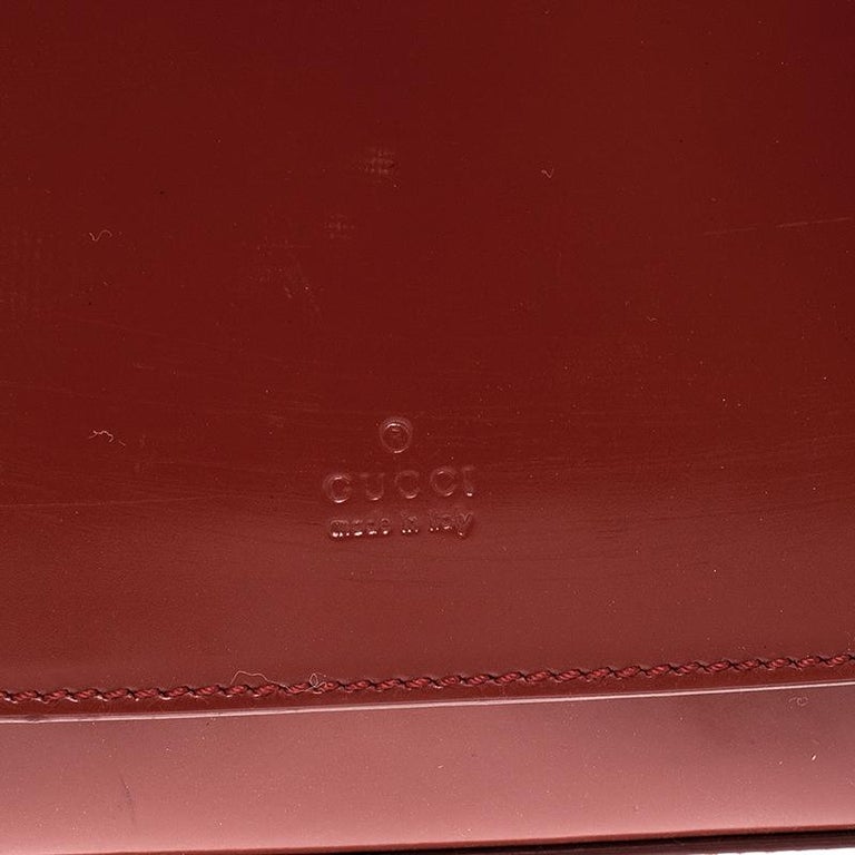 Gucci Red Leather Shoulder Bag at 1stDibs
