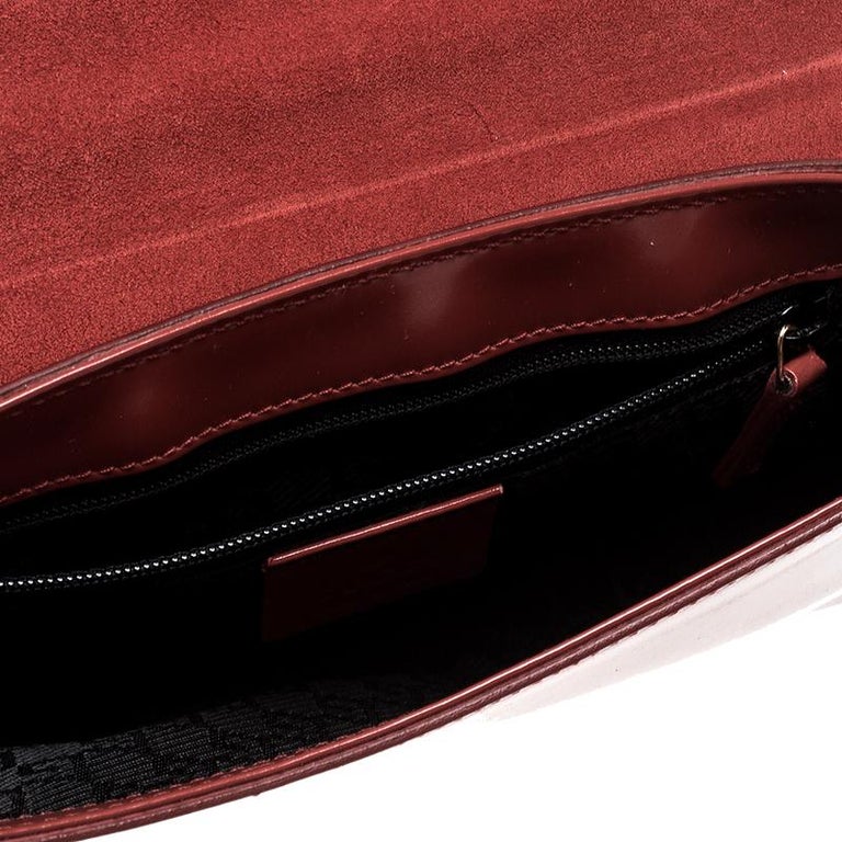 Gucci Red Leather Shoulder Bag at 1stDibs