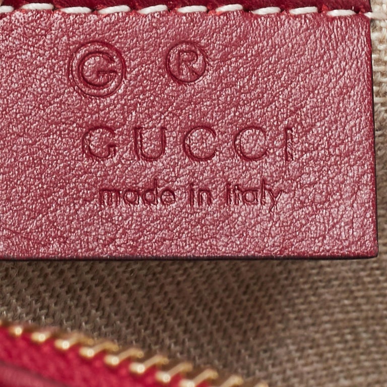 Gucci Red Microguccissima Leather Mini Dome Bag For Sale at 1stDibs