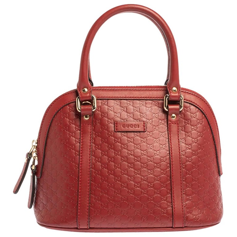 Gucci Red Microguccissima Leather Mini Dome Bag at 1stDibs | gucci ...