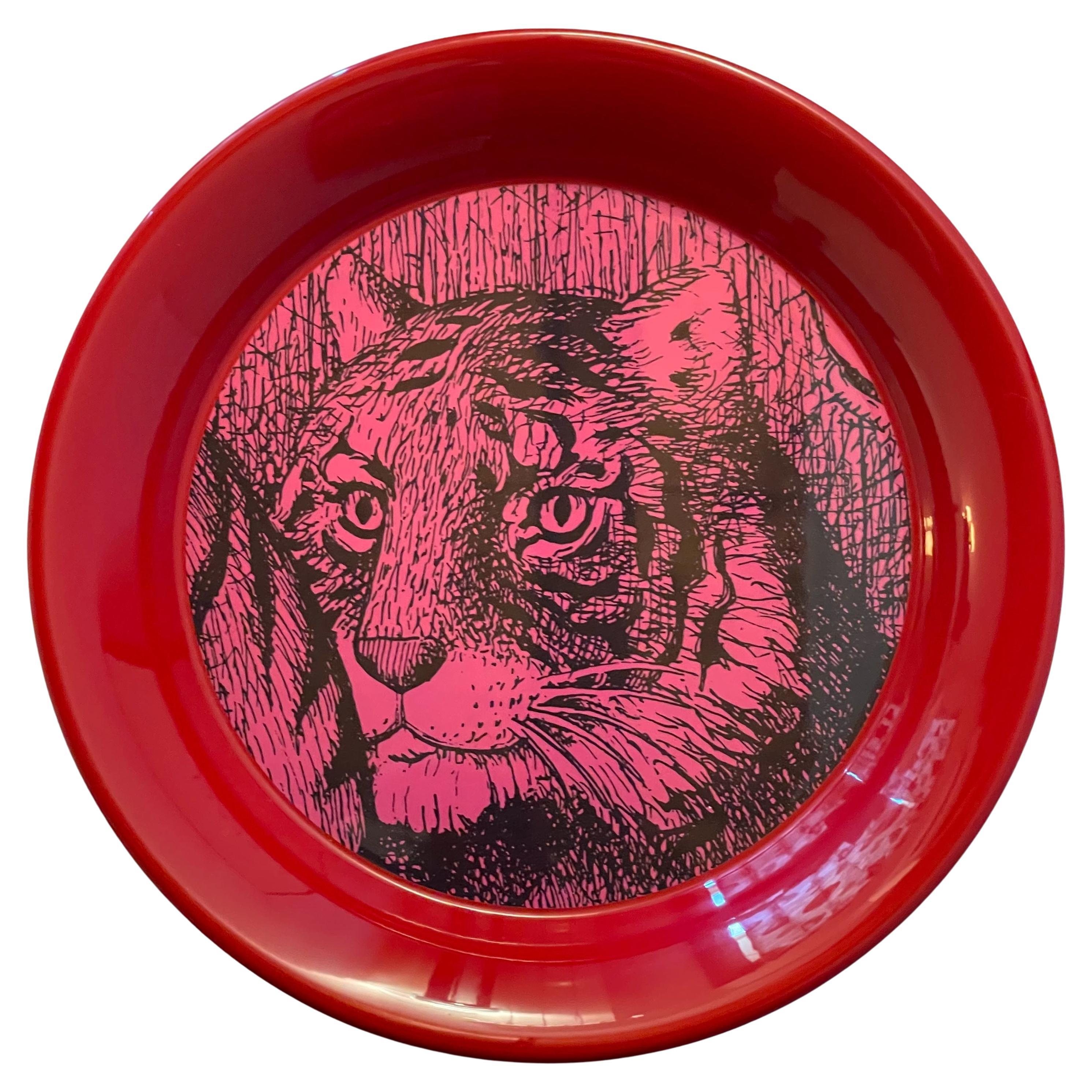 Gucci Red Tiger Tray For Sale at 1stDibs