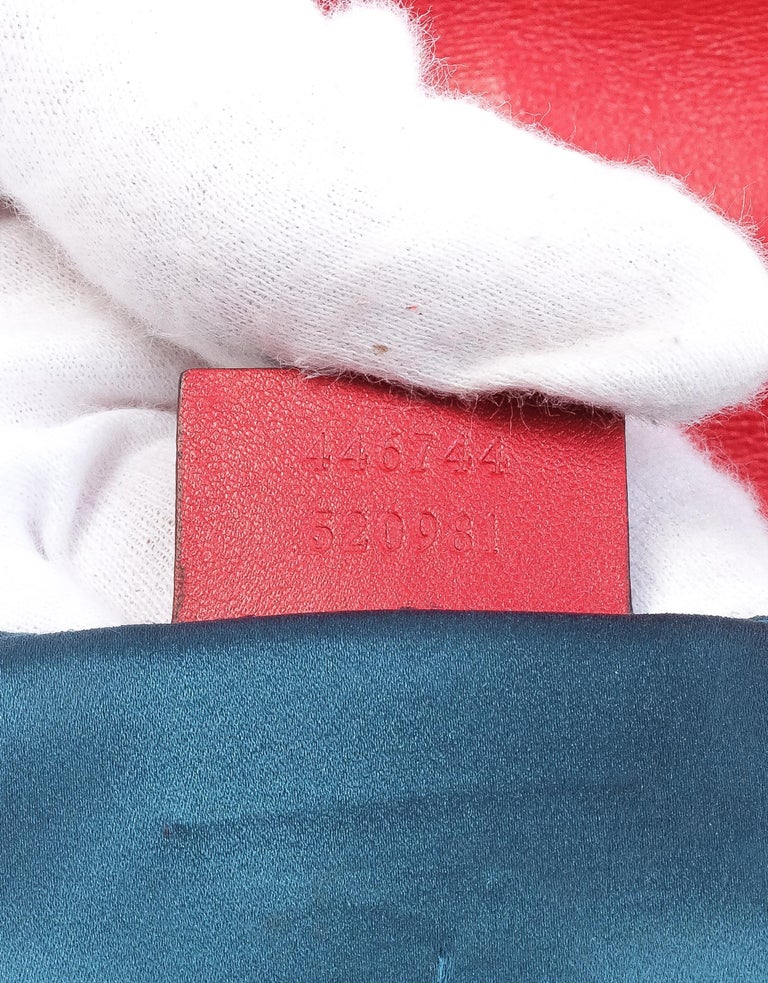 Gucci Red Velvet Mini GG Marmont Shoulder Bag at 1stDibs