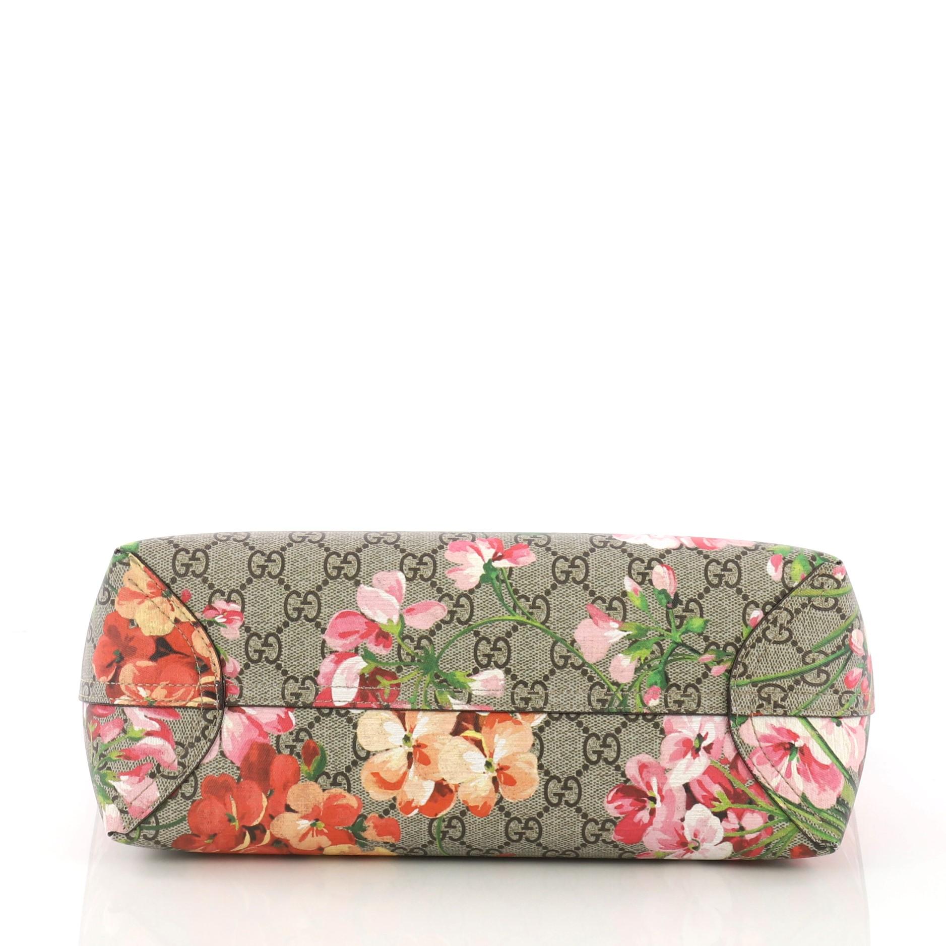 Gucci Reversible Tote Blooms GG Print Leather Small at 1stDibs