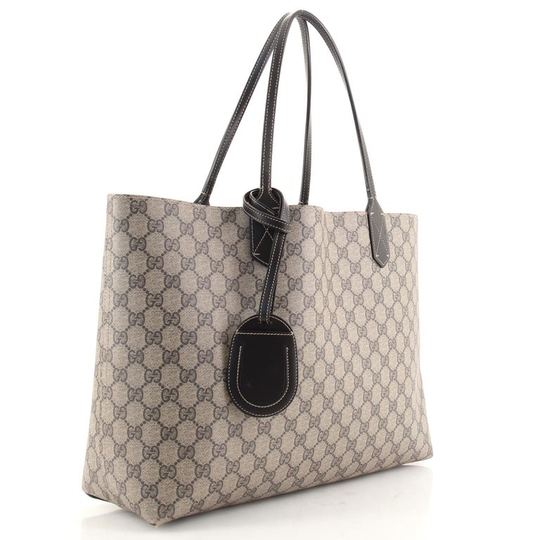 Gucci Reversible Tote GG Print Leather Medium at 1stDibs