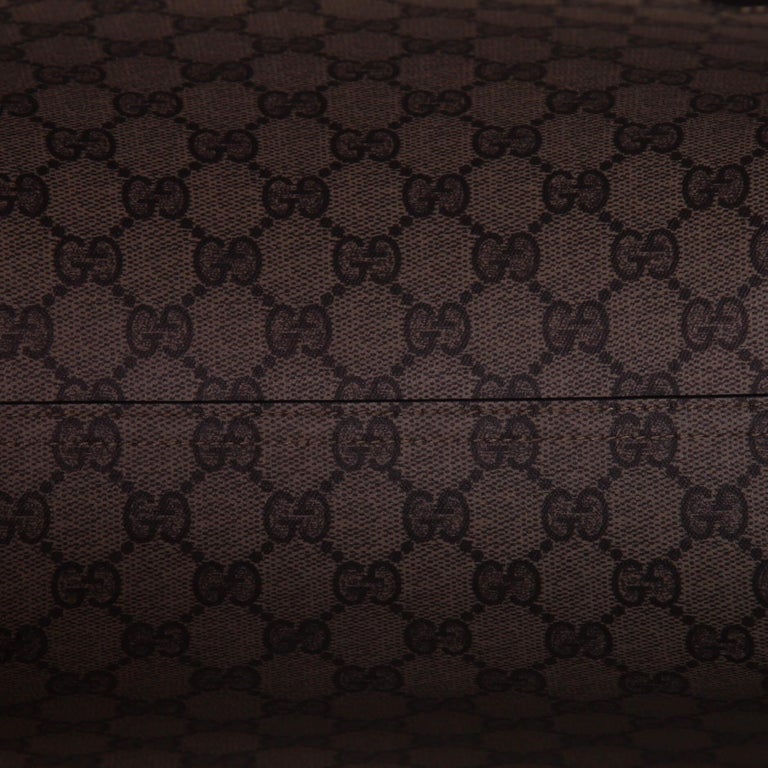 Gucci Reversible Tote GG Print Leather Small For Sale at 1stDibs