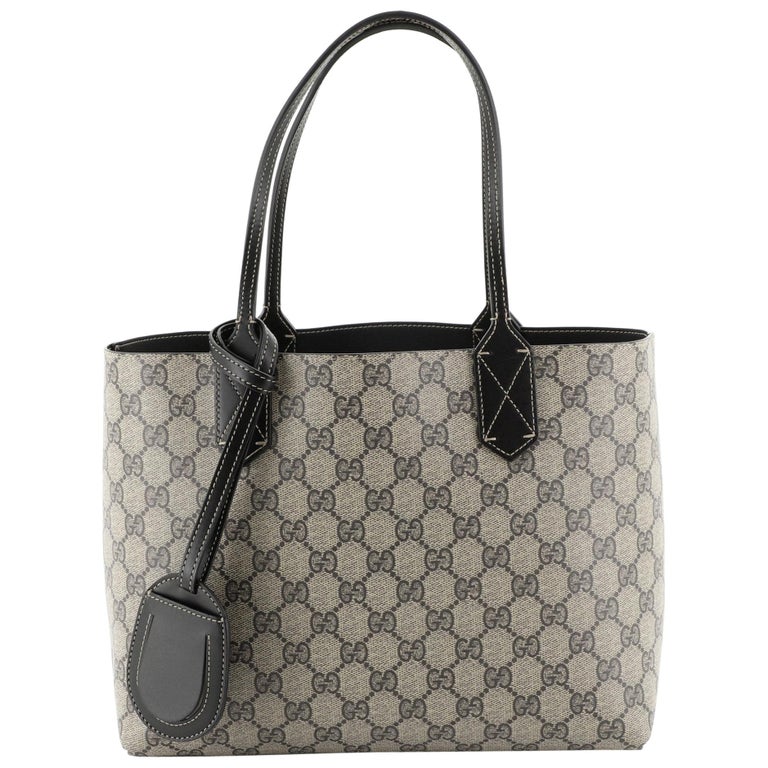 Gucci Reversible Tote GG Print Leather Small at 1stDibs