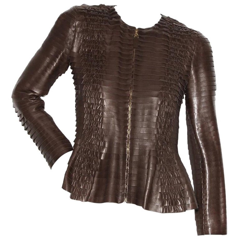 Gucci Ruffle Tier Jacket For Sale at 1stDibs