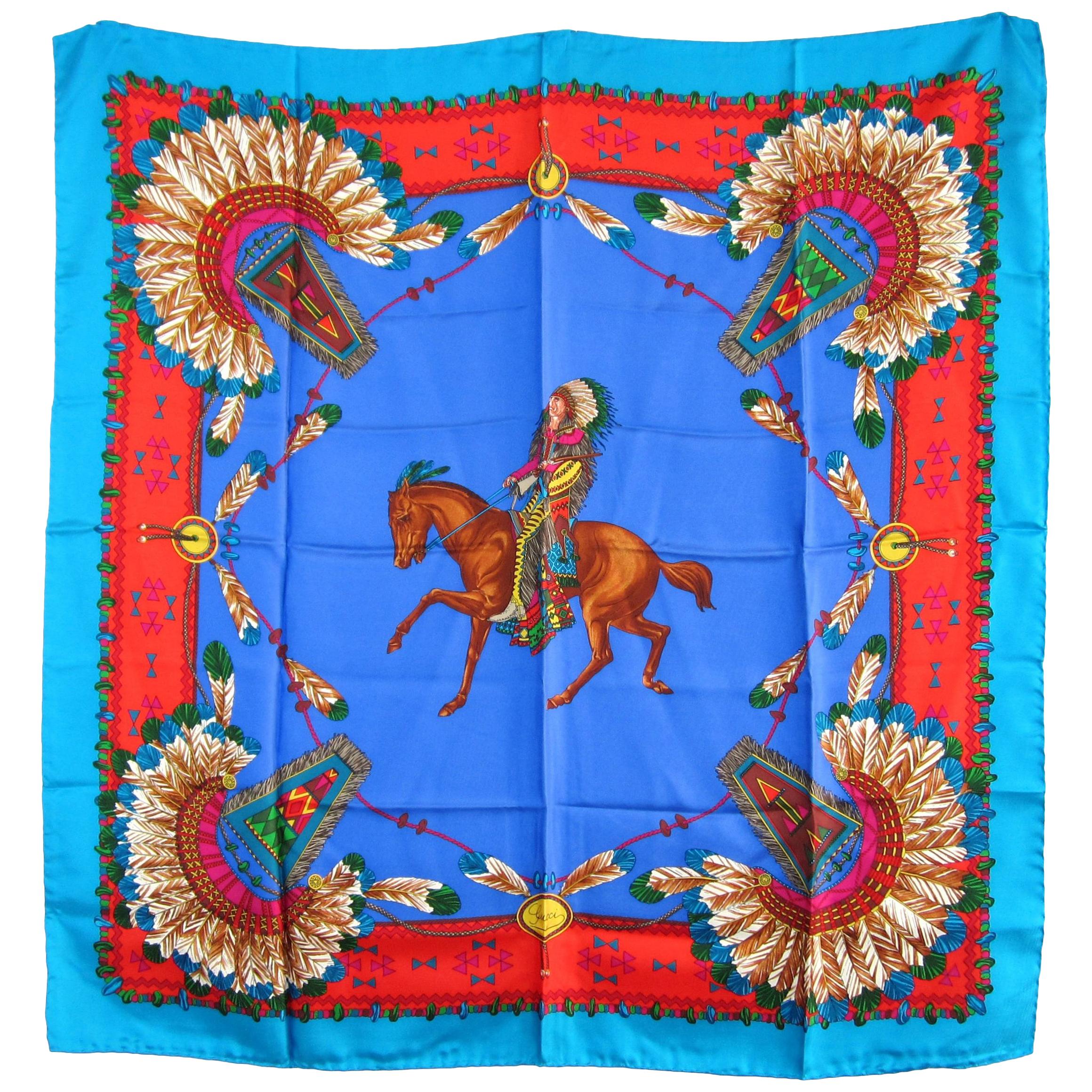 Hermes Indian Chief Scarf - For Sale on 1stDibs