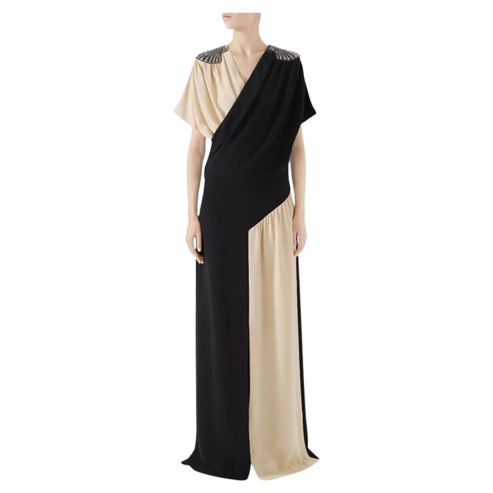 GUCCI GOLD GODDESS FULLY BEADED SILK DRESS at 1stDibs | gucci gold ...