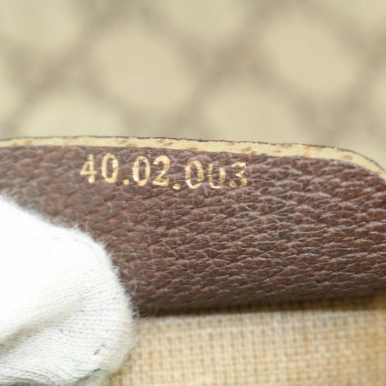 Gucci Sherry Supreme Monogram Web Large Shopper 868883 Beige Coated ...