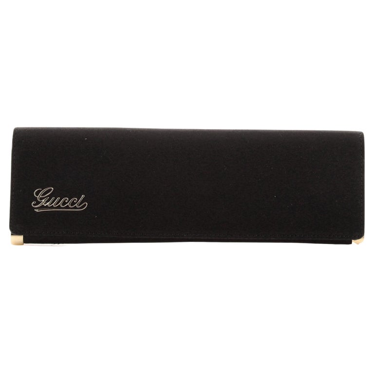 Gucci Signature Clutch Satin Extra Long For Sale at 1stDibs