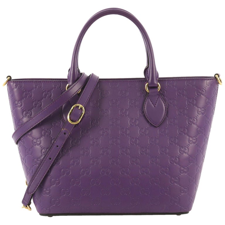 Gucci Signature Convertible Tote Guccissima Leather Medium at 1stDibs