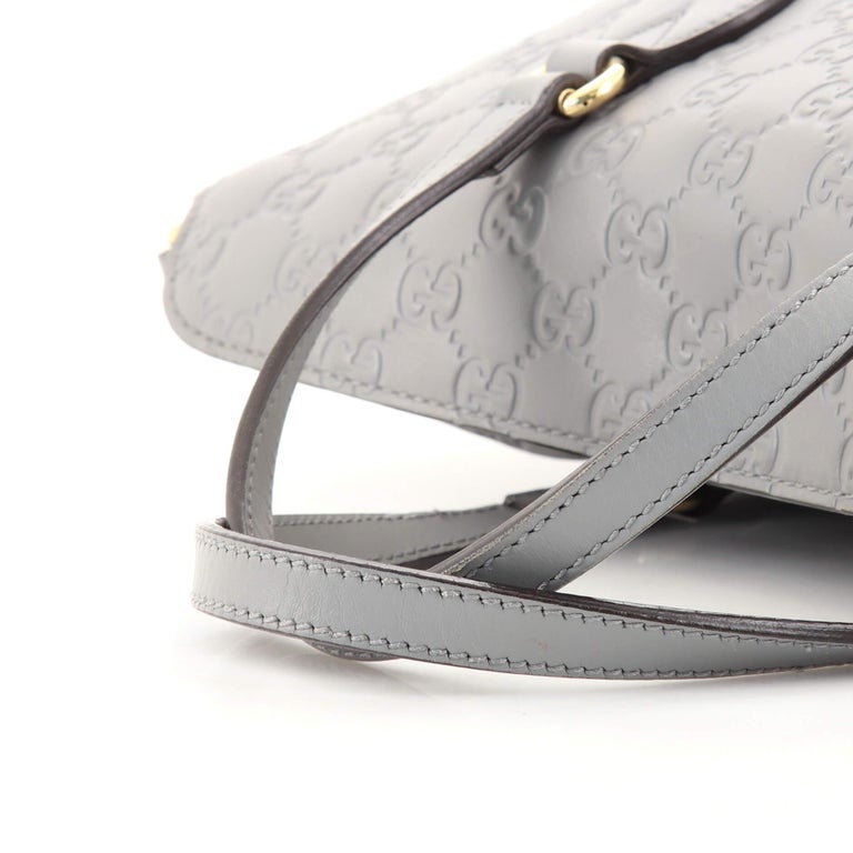 Gucci Signature Fold Over Tote Guccissima Leather Medium For Sale at ...