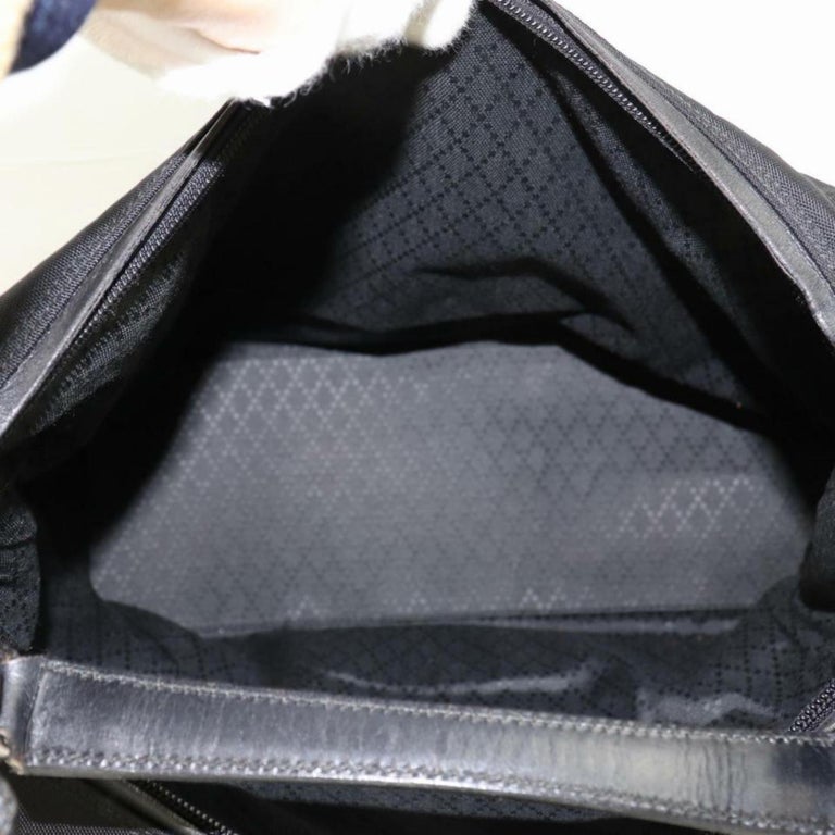 Gucci Signature Hobo 870118 Black Nylon Shoulder Bag For Sale at 1stDibs